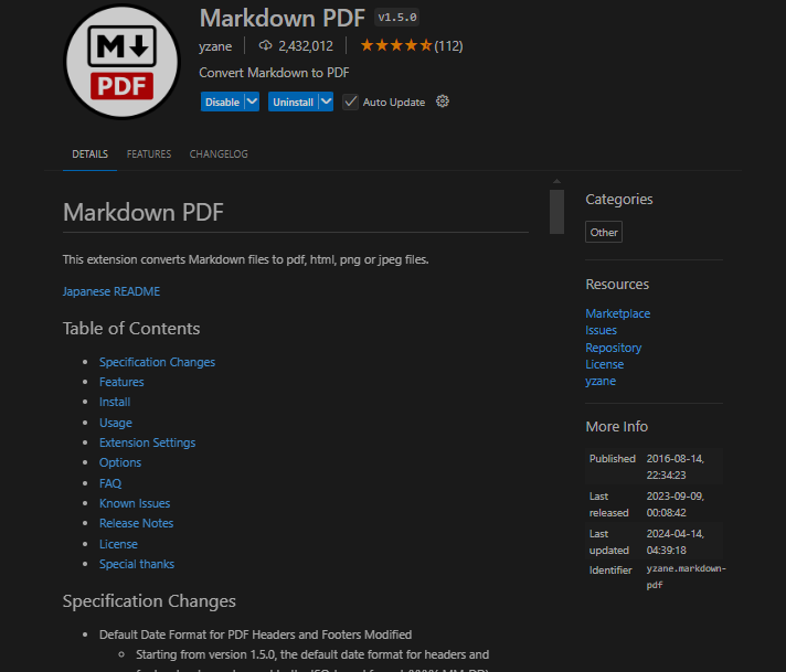 【大学生必見】Markdownでお手軽レポート作成 #VSCode - Qiita