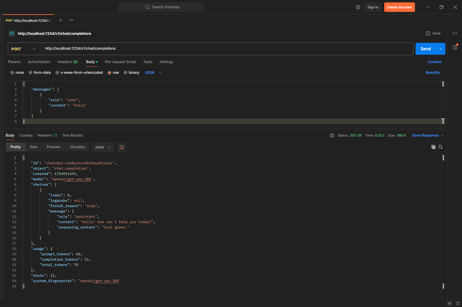 gpt-oss-20bをPythonからAPIとして利用する #AI - Qiita