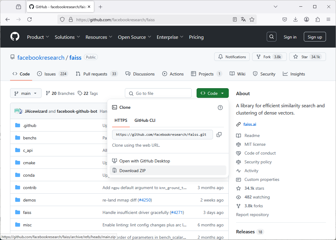 自宅PCの Ubuntu にベクトルデータベース（faiss）を構築 #AI - Qiita