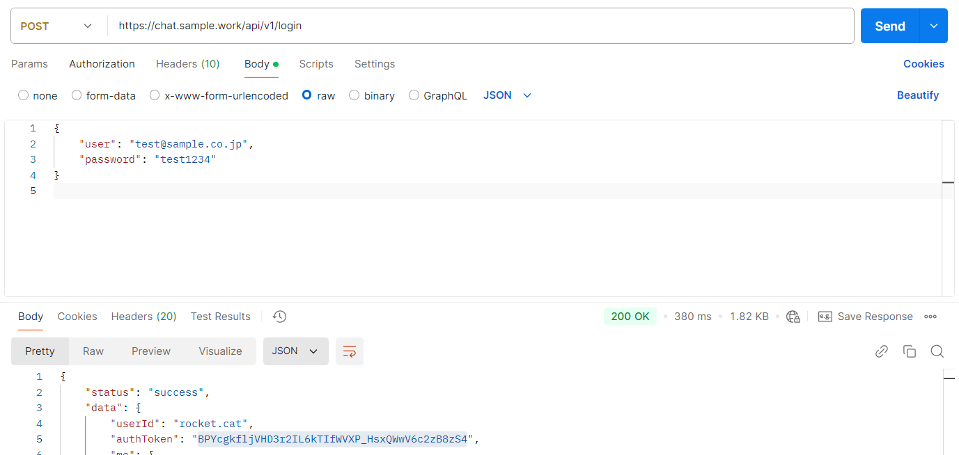 Rocket.Chat APIを使ってPythonから投稿してみた #ShellScript - Qiita