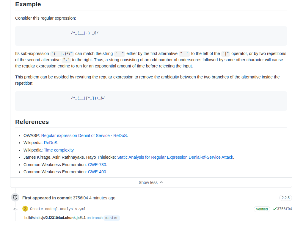 GitHub Code Scanningを試してみた | 脆弱性の自動検出 #Security - Qiita