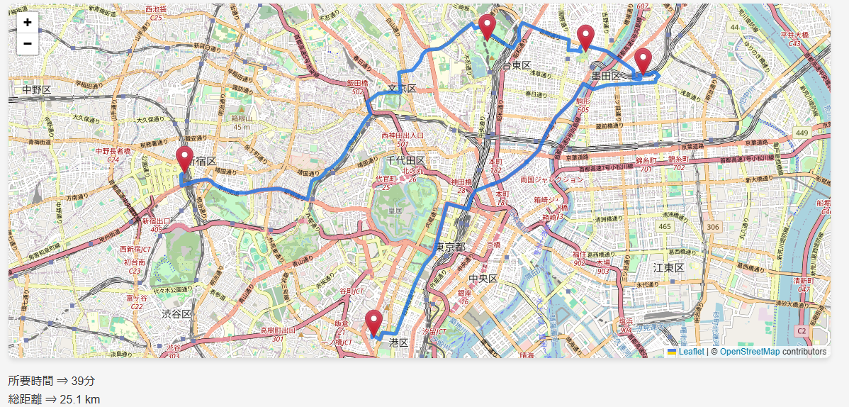 ZENRIN Maps API と OpenStreetMap の最適巡回ルートを比較してみた #JavaScript - Qiita