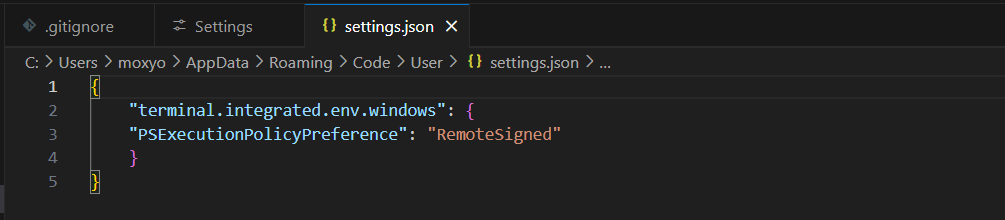 PowerShellのスクリプト実行ポリシーエラーをVSCode側だけで解決する方法 #初心者向け - Qiita