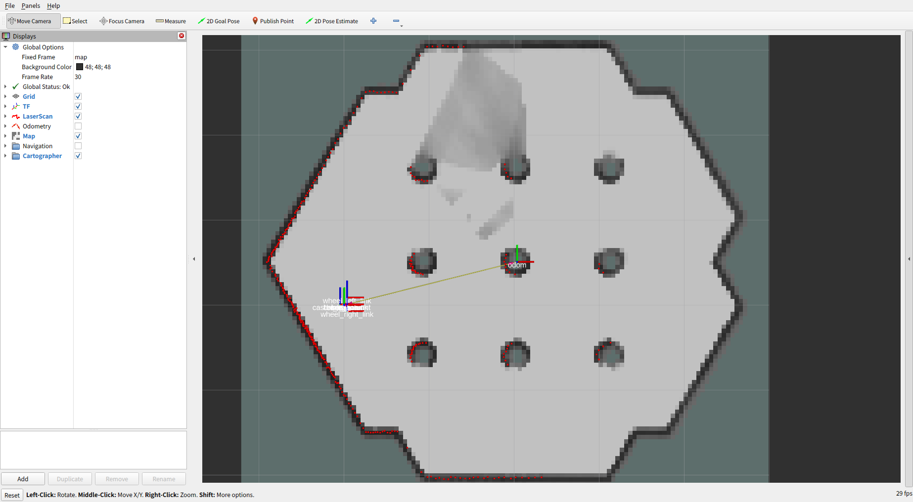 ROS2でcartographerを使う手順(1) SLAMからPure Localizationまで #Cartographer - Qiita