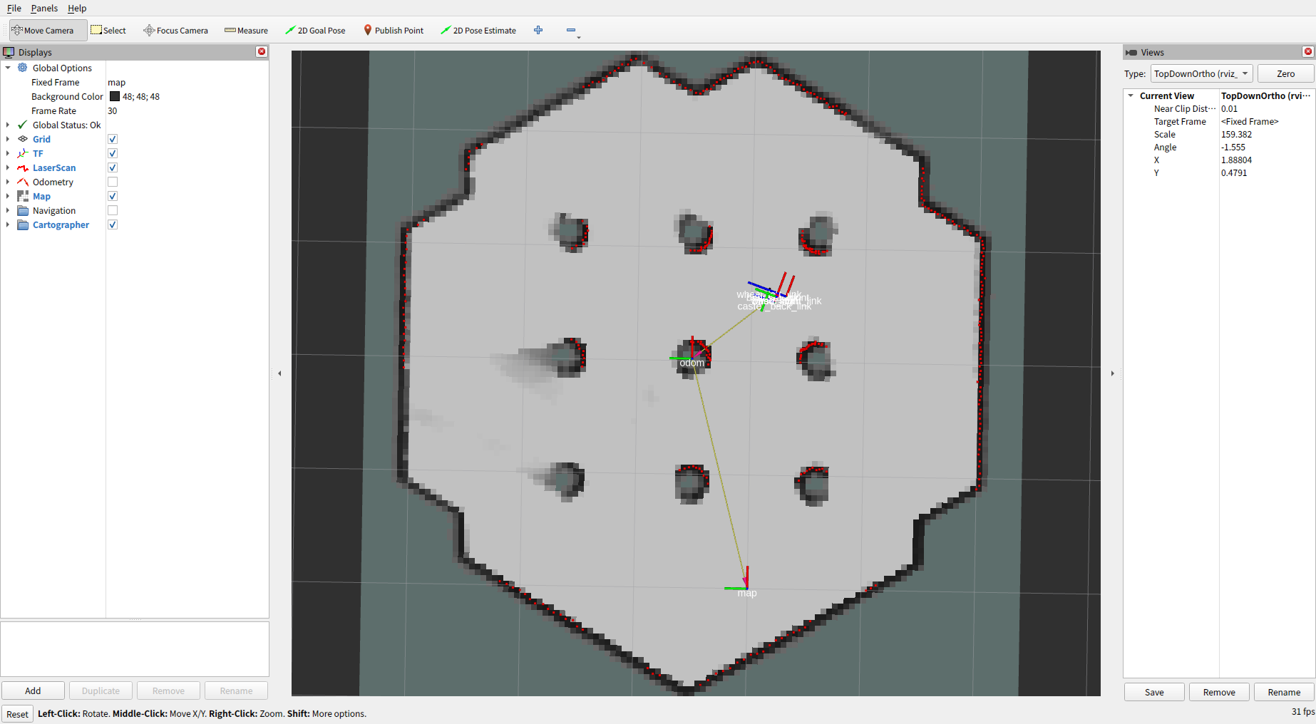 ROS2でcartographerを使う手順(1) SLAMからPure Localizationまで #Cartographer - Qiita
