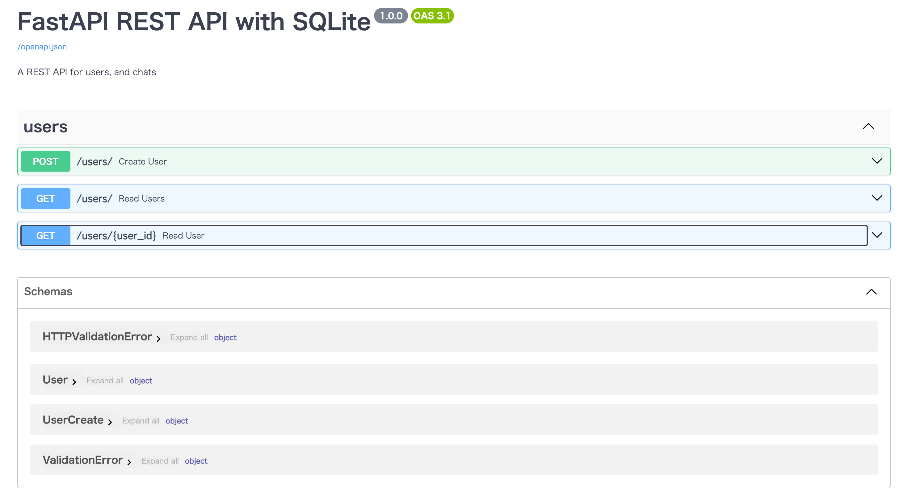 FastAPIとSQLAlchemyを使って、10分でREST APIを作ってみた #Python - Qiita