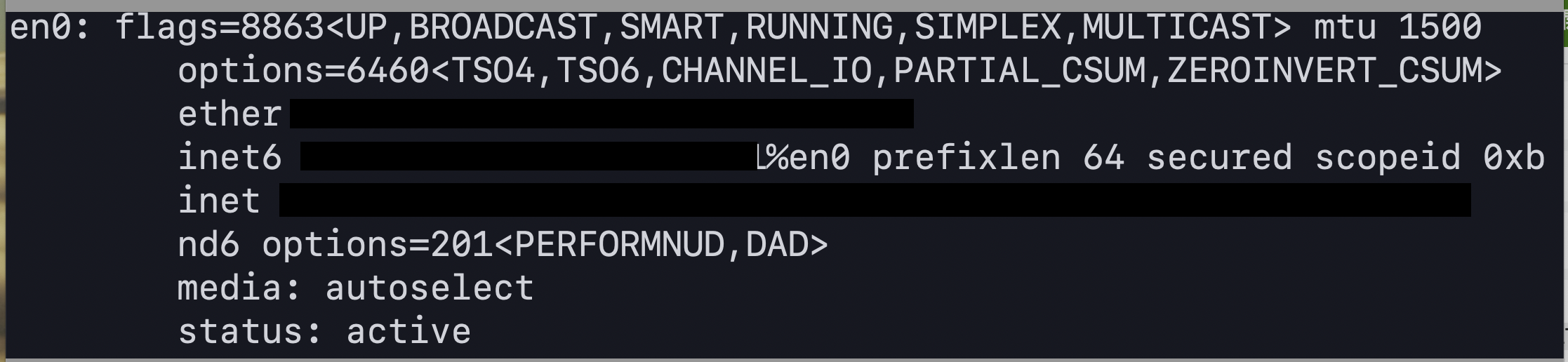 ifconfigの出力結果を理解したい #Network - Qiita