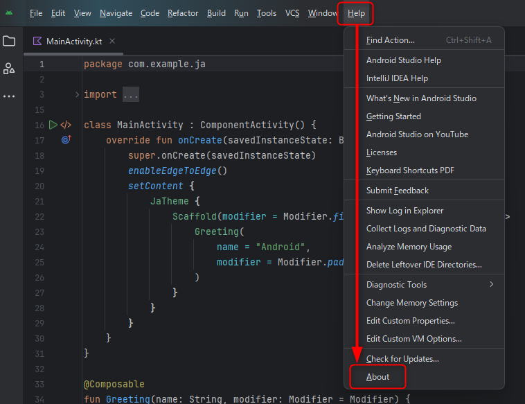 Android Studio Meerkat 2024.3.1.1を日本語化 #AndroidStudio - Qiita