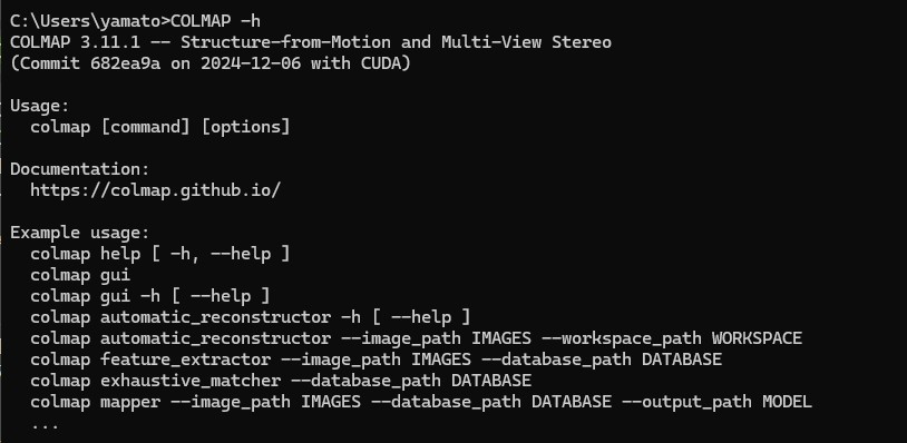 COLMAPのインストール方法 #COLMAP - Qiita