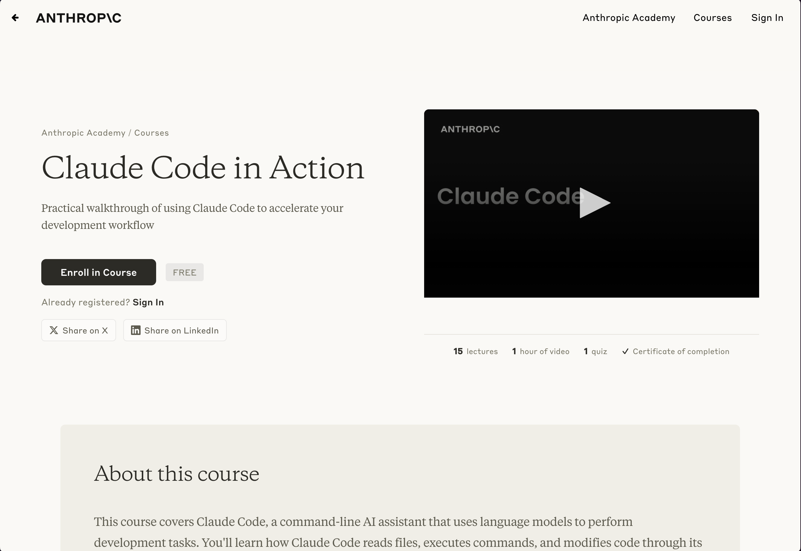 Claude Codeの使い方が無料で学べる「Claude Code in Action」を受講してみよう！ #未経験エンジニア - Qiita