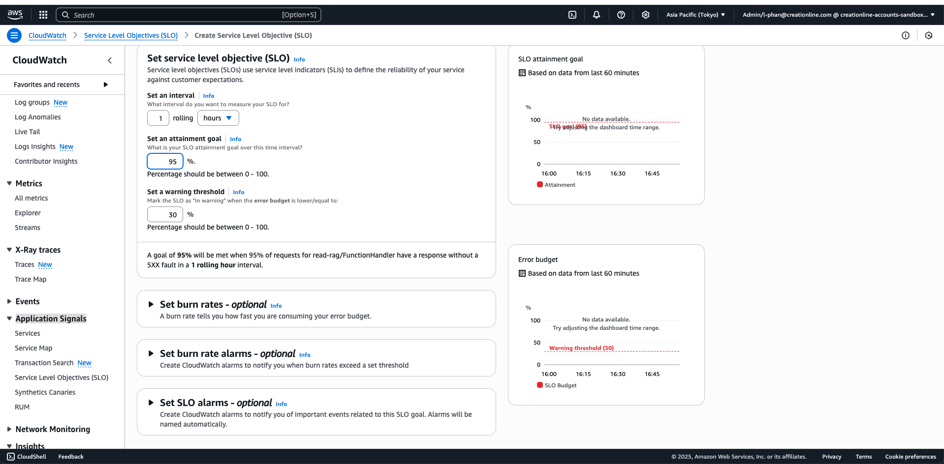 AWS CloudWatch Application SignalsでSLO/SLIの設定とモニタリング #devops - Qiita