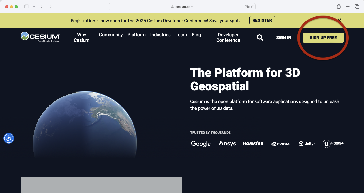 Sandcastleで始めるCESIUM ion 超入門（連載 第1回） #初心者 - Qiita