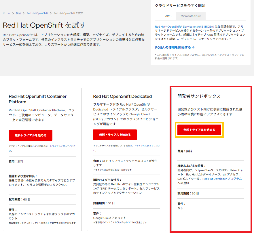 OpenShiftを無償で簡単に試す手順（Sandbox環境の作成からアプリデプロイまで） #openshift - Qiita
