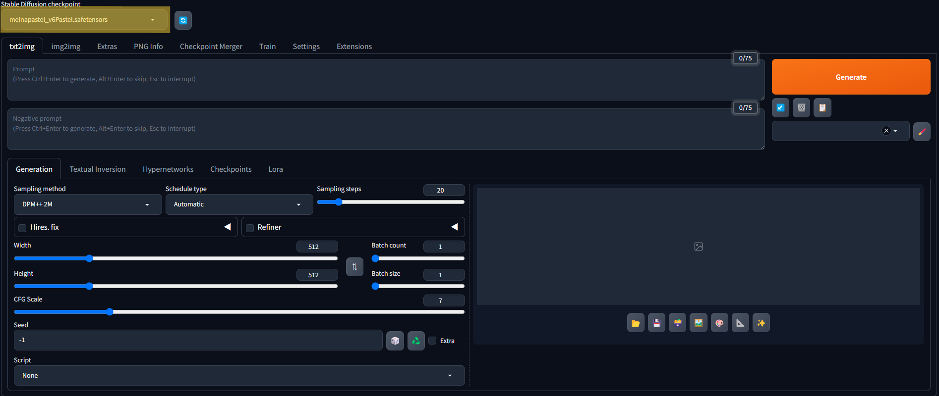 自前PCにStable Diffusion環境を構築し、画像生成をしてみる #Python - Qiita