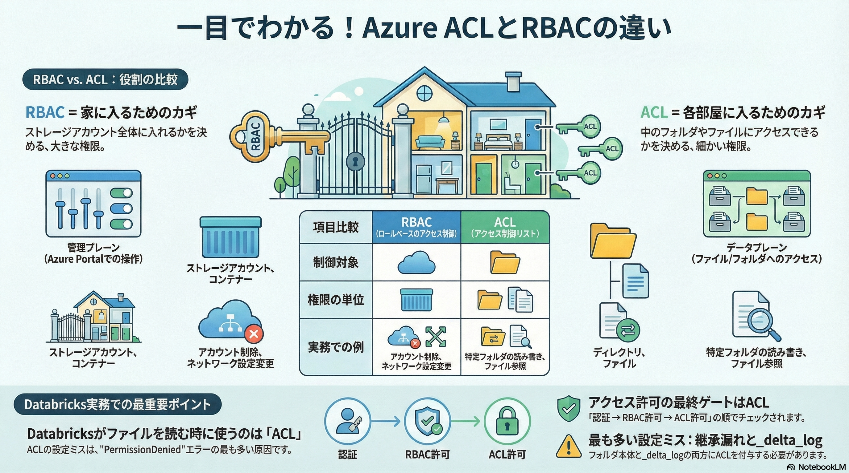 🔐Azure × Databricks🔐: ACL vs RBACの違いを実務的に理解 #Azure - Qiita