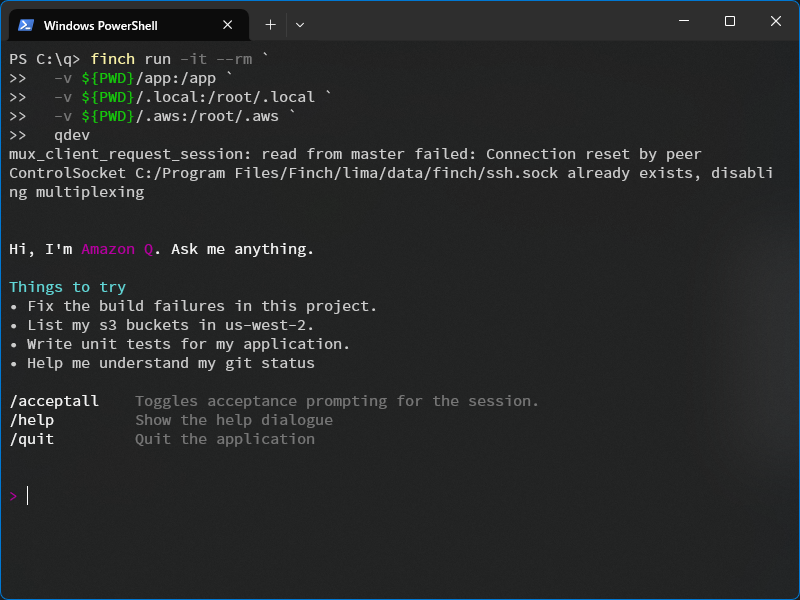 WindowsでもAmazon Q Developer CLIのエージェントがしたい！！！！ #AWS - Qiita