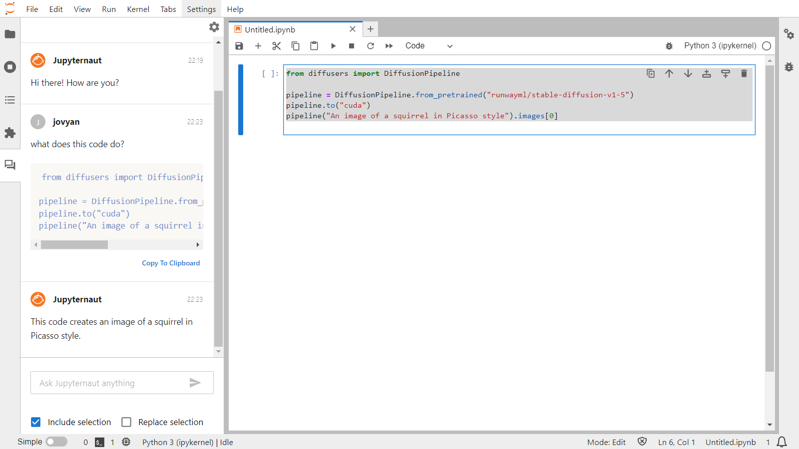 Jupyter AIが出た！試した！！すごい！！！ #OpenAI - Qiita