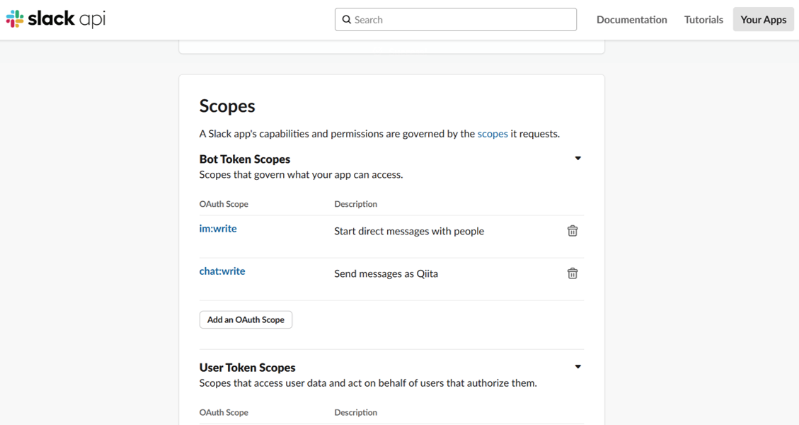 Python × Slack API でBotからDMを送る方法 #slackbot - Qiita