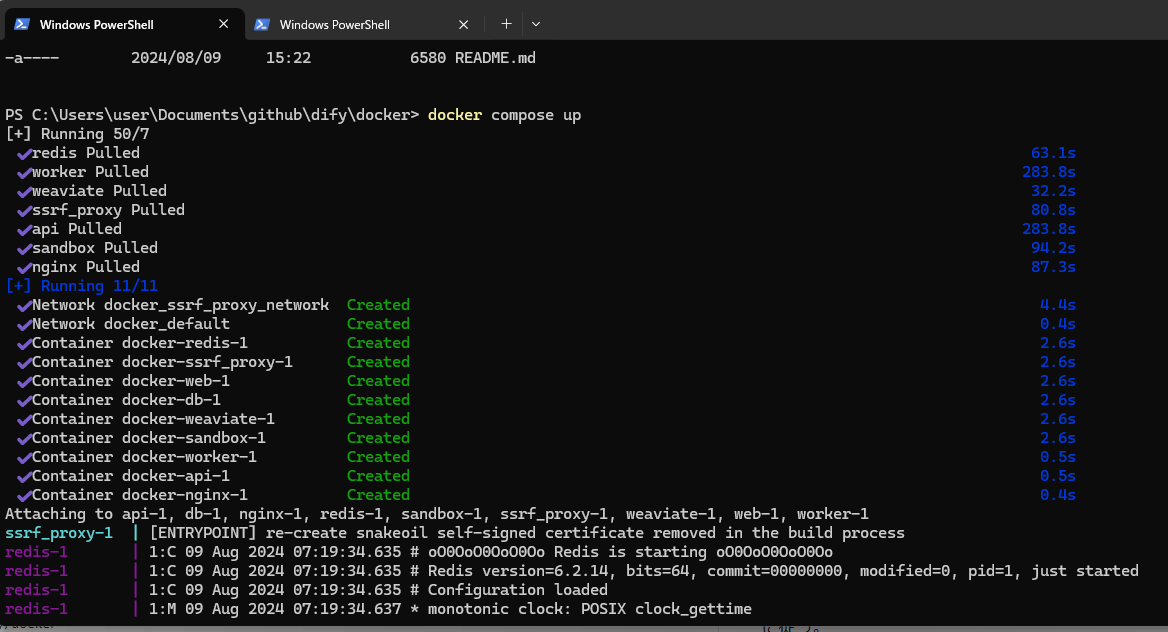 difyを自宅環境のdocker composeでデプロイする #docker-compose - Qiita
