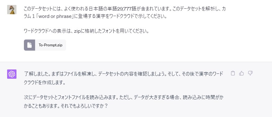 ChatGPTの出力図／グラフに日本語テキストを使う方法（Kaggle／Code Interpreterの使い方） #Python - Qiita