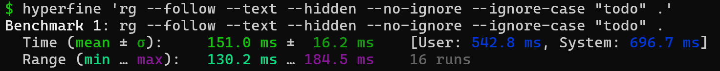 高速なgrepといえばripgrep #shell - Qiita