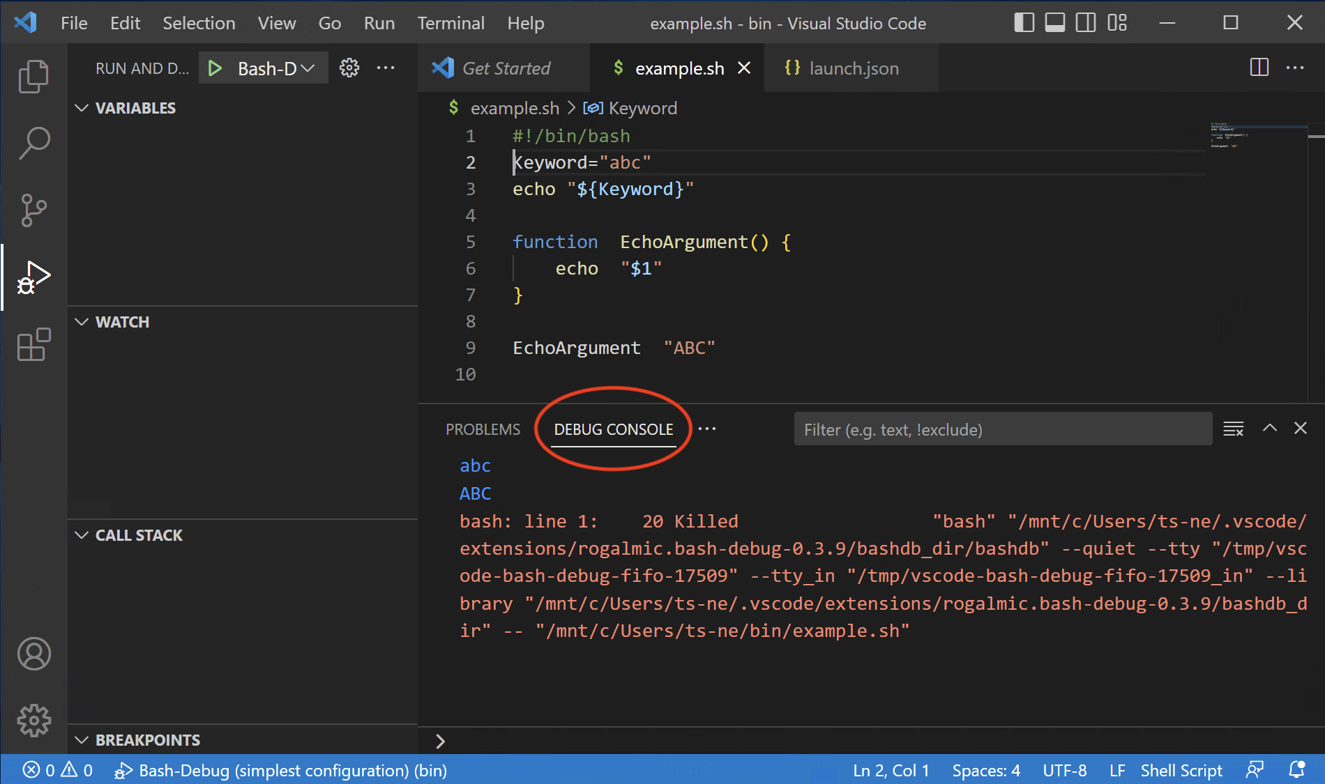 Bash シェルスクリプトのデバッグや入力補完ができる Visual Studio Code 拡張機能（WSL2,mac,Linux対応） #VSCode - Qiita