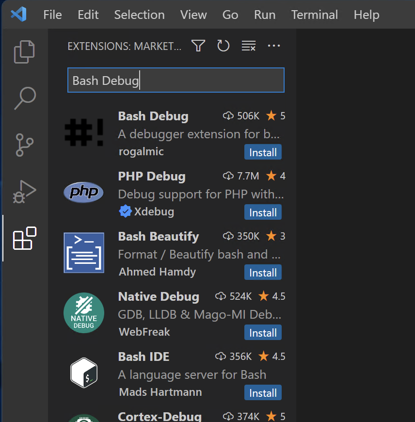Bash シェルスクリプトのデバッグや入力補完ができる Visual Studio Code 拡張機能（WSL2,mac,Linux対応） #VSCode - Qiita