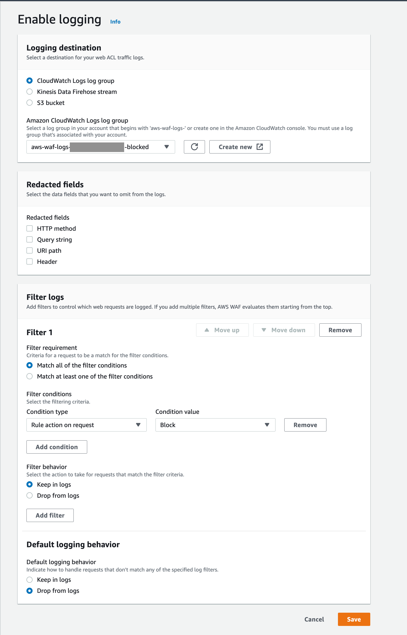 CloudWatch Logs Insights でWAFログ抽出 #AWS - Qiita