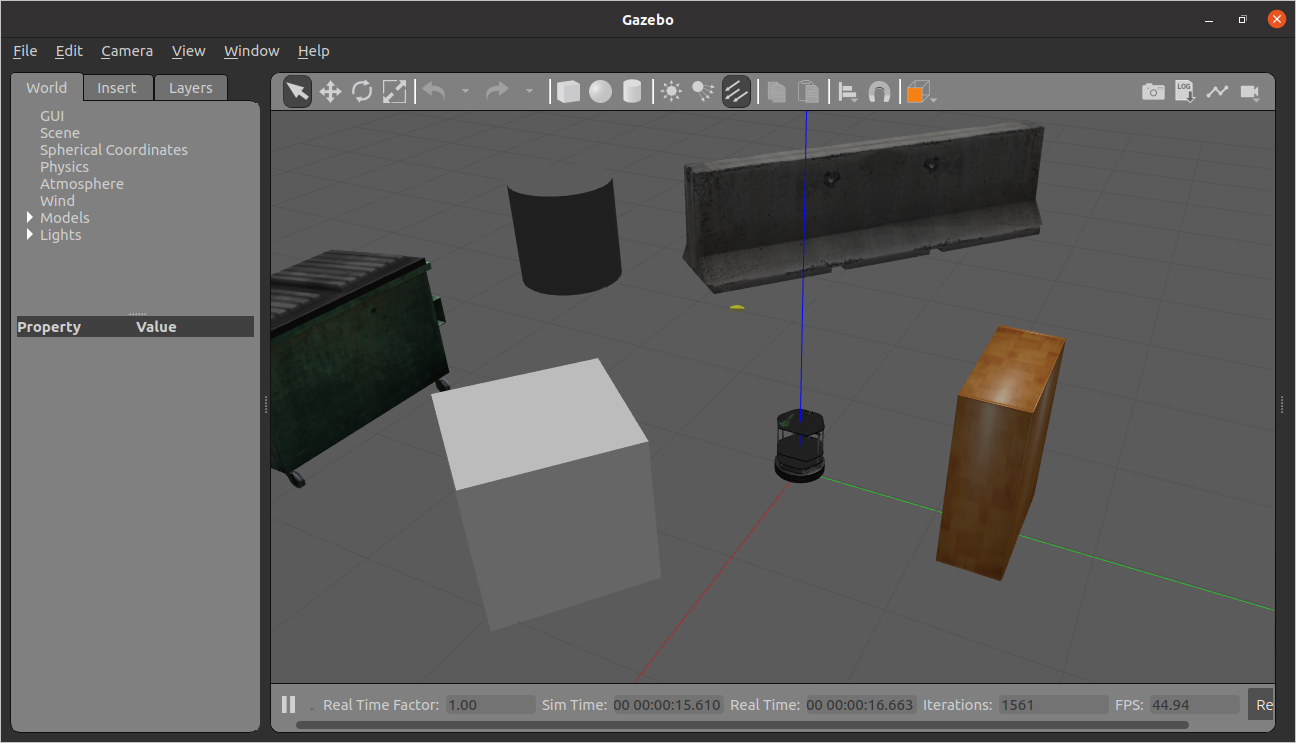 Raspberry Pi 4 を使ったROS入門 第4回 Gazeboを使ったシミュレーション #Python - Qiita