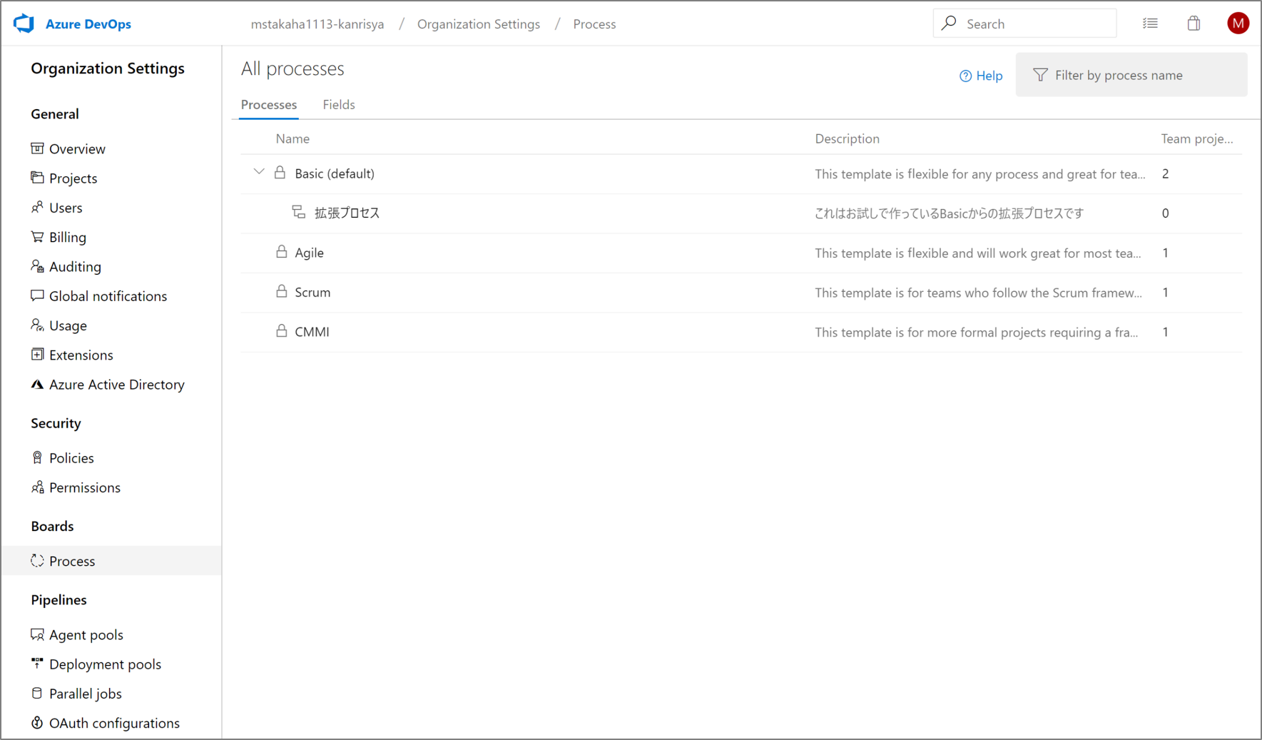 Azure DevOps Boards(ボード)で扱うプロセスには種類がある #devops - Qiita