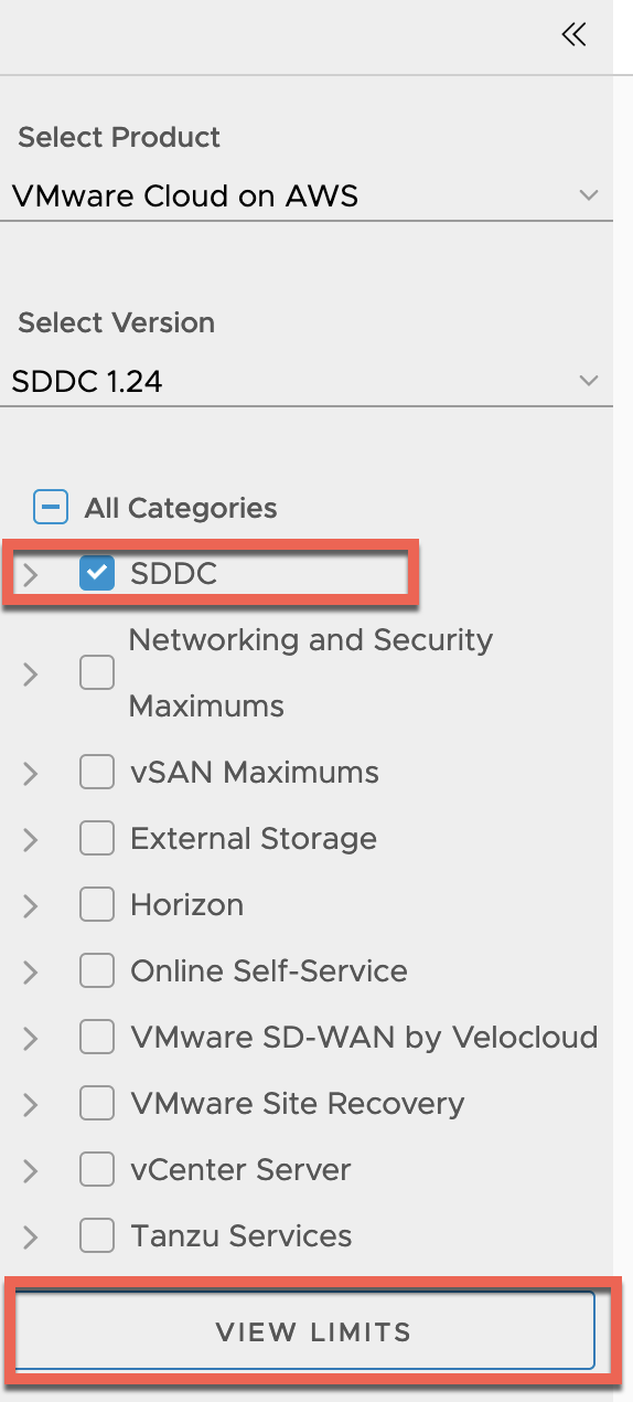 VMware Configuration Maximums で VMware 製品の構成上限値の確認・比較をする #初心者 - Qiita