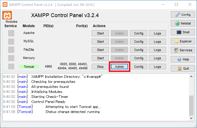WindowsのXAMPPでTOMCATを起動する方法 #Java - Qiita