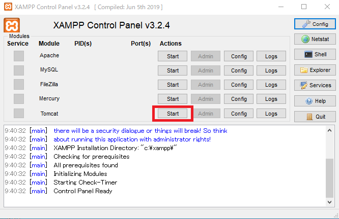 WindowsのXAMPPでTOMCATを起動する方法 #Java - Qiita