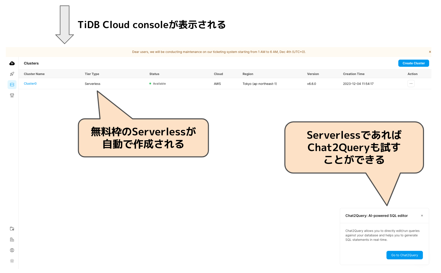 TiDB Serverless 使うの？使わないの？どっちなの？（使う編） #Database - Qiita