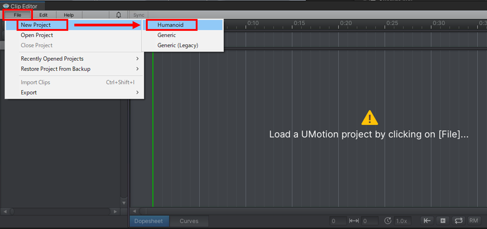 【Unity】Unityの.animファイルをfbx形式に変換する(UMotion Pro使用) #Unity - Qiita