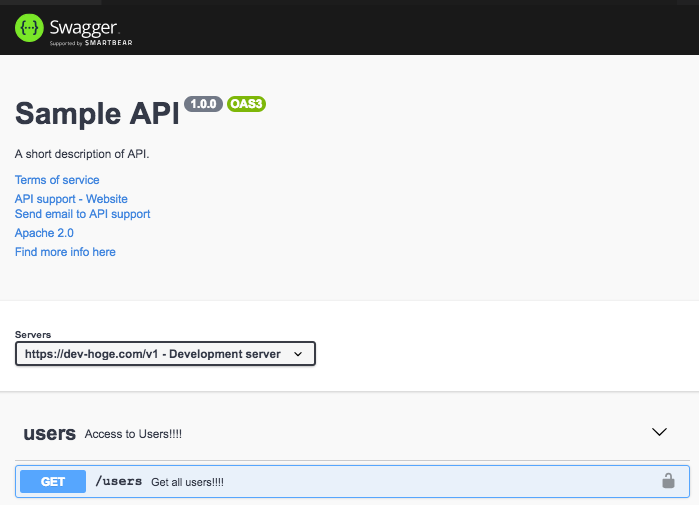 swagger(open api) をはじめる #swagger - Qiita