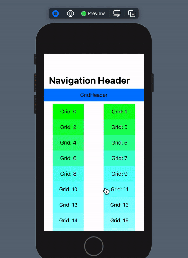 SwiftUI Lazy Grid Stack Qiita