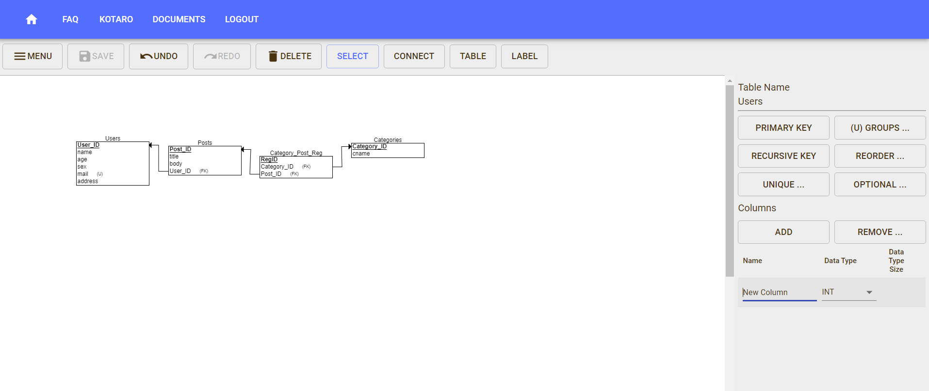 Erdplusを使ったer図およびsql文生成 Qiita