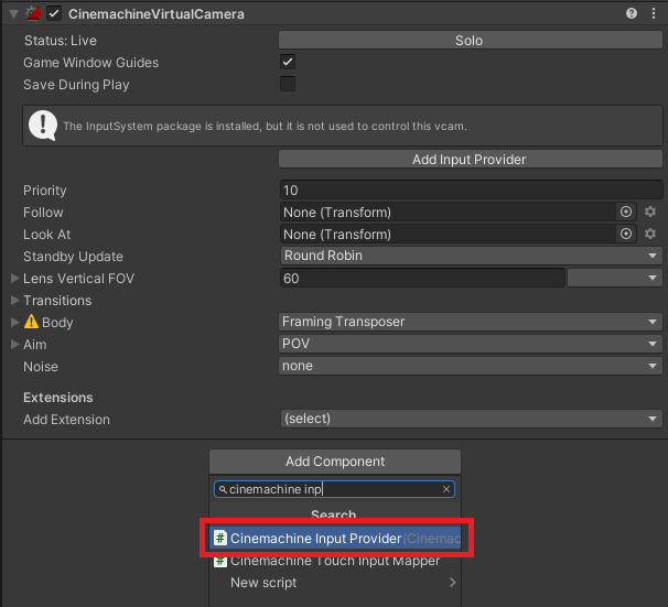 【Unity】Cinemachine と Input System で作るお手軽 TPS カメラ #InputSystem - Qiita