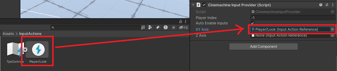 【Unity】Cinemachine と Input System で作るお手軽 TPS カメラ #InputSystem - Qiita