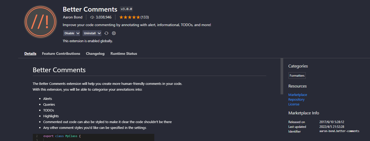 Better Commentsを使いこなす #VSCode - Qiita