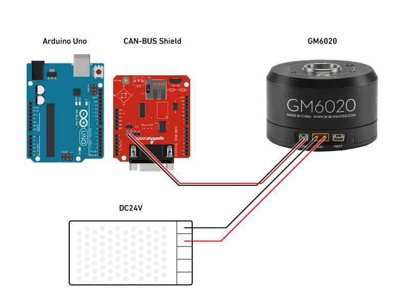 Can通信でdjiのモーター＋センサー「gm6020」を使う Arduino Qiita