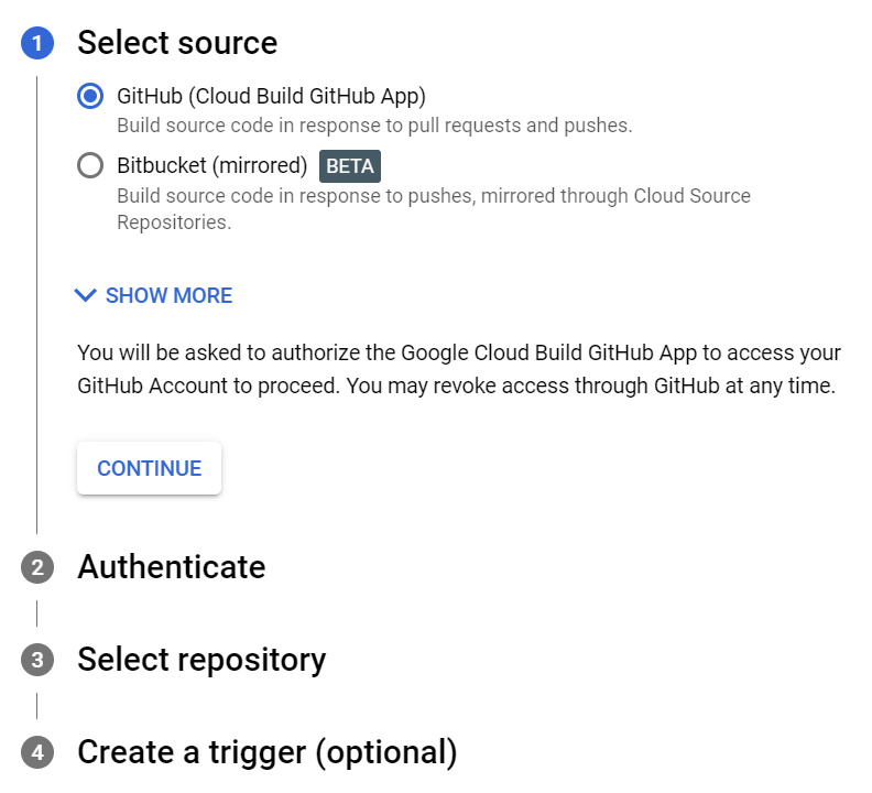 Google Cloud BuildをGitHubリポジトリで動かしてHello, World! #GoogleCloud - Qiita