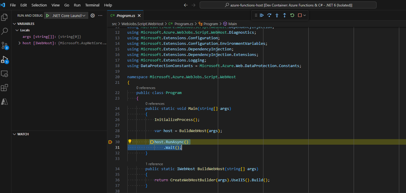Azure Functions Host をローカル VS Code でデバッグ実行したときのメモ #VSCode - Qiita