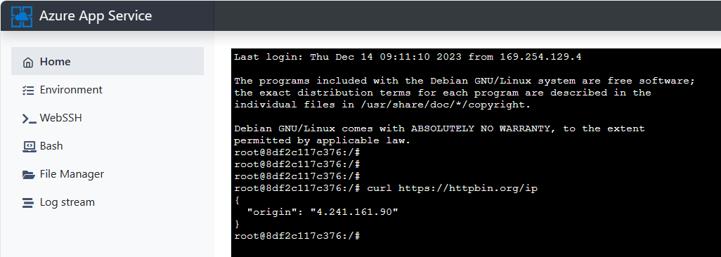Azure Functions の アウトバウンド通信を調べる #Azure - Qiita