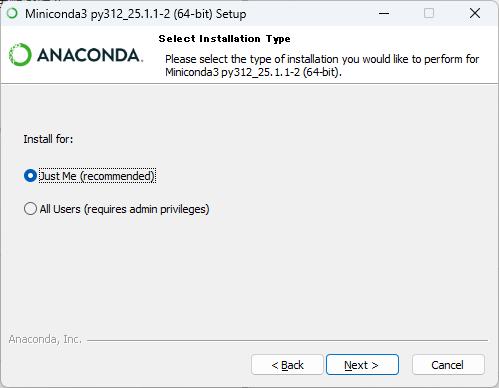 MiniConda環境構築記録 #Python - Qiita