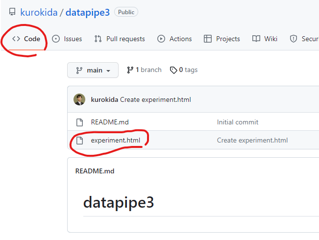サーバー環境を持たずに jsPsych でオンライン実験 - DataPipeのご紹介 - プログラムもデータもオープンに。 #GithubPages - Qiita