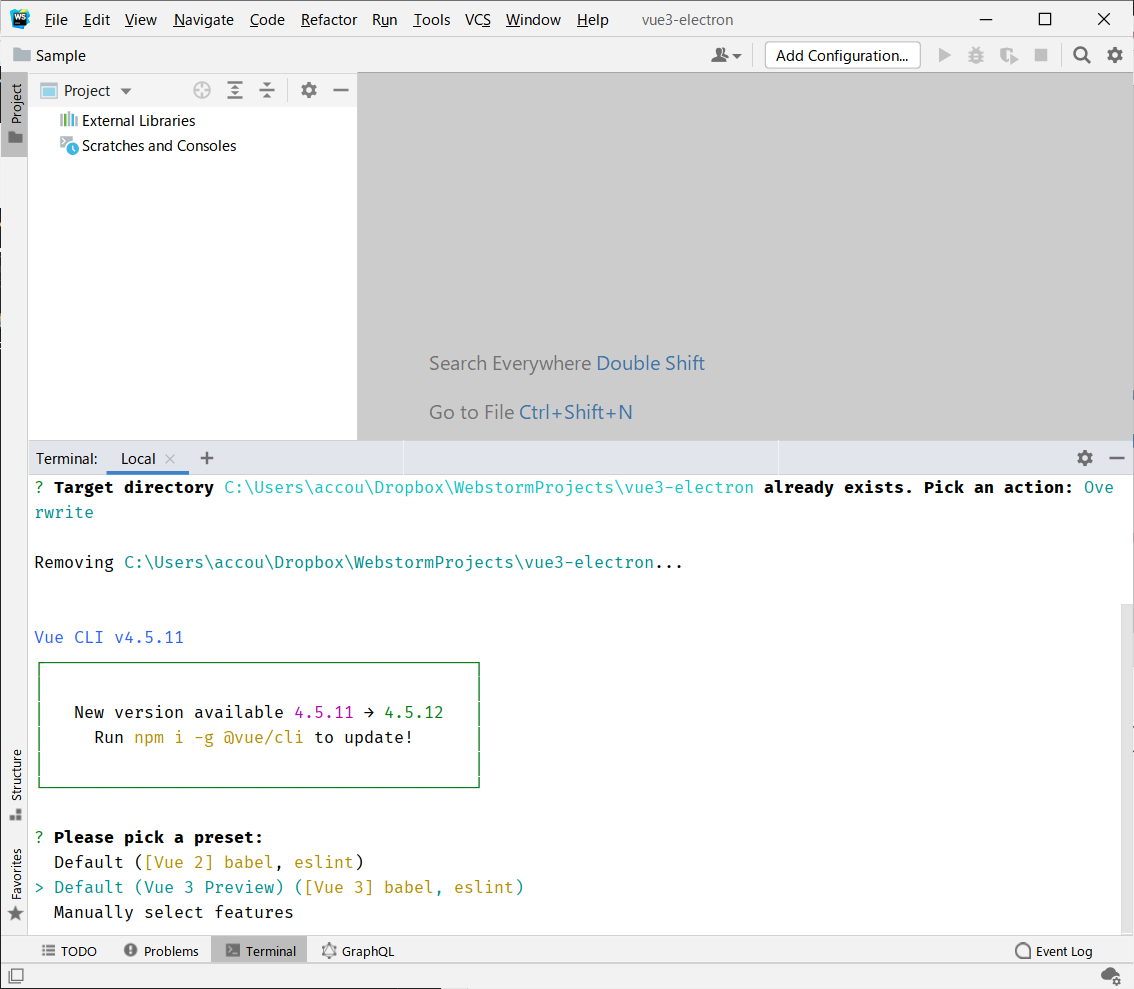 Webstormでvue3のelectronアプリを作る Electron Builder Qiita 