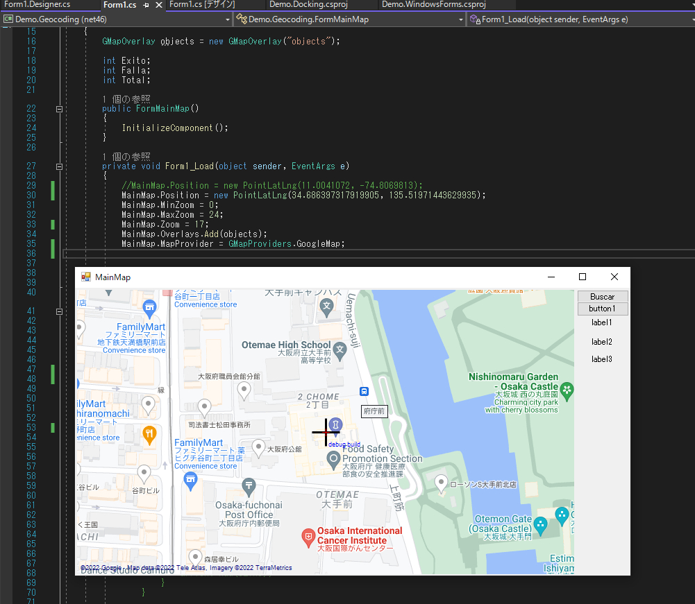 C# WinForms + GMap.NET で地図アプリ。（20日目） #C# - Qiita