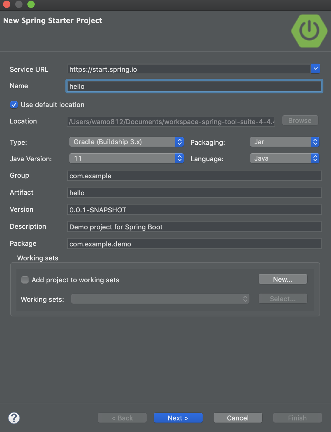 Stsとspringbootとgradleでhelloworld Springboot Qiita